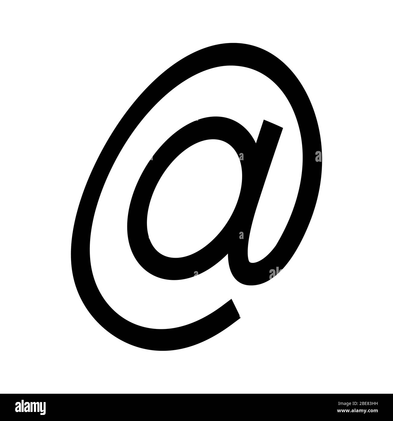 Arroba or simple at sign icon design vector Stock Vector Image & Art ...