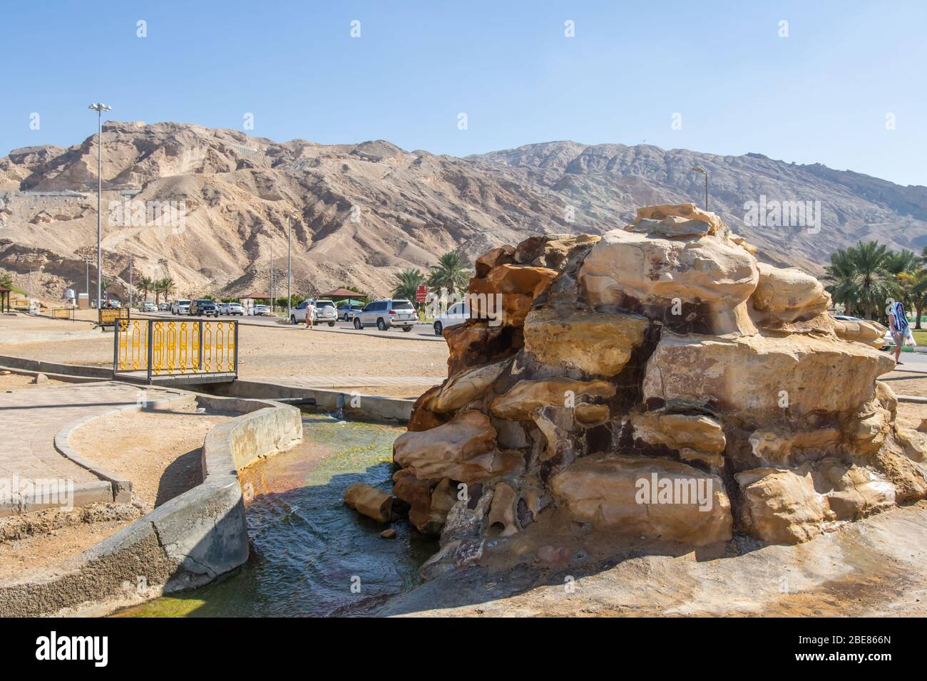 Hot springs in the Arab Emirates near Ain Al Stock Photo - Alamy
