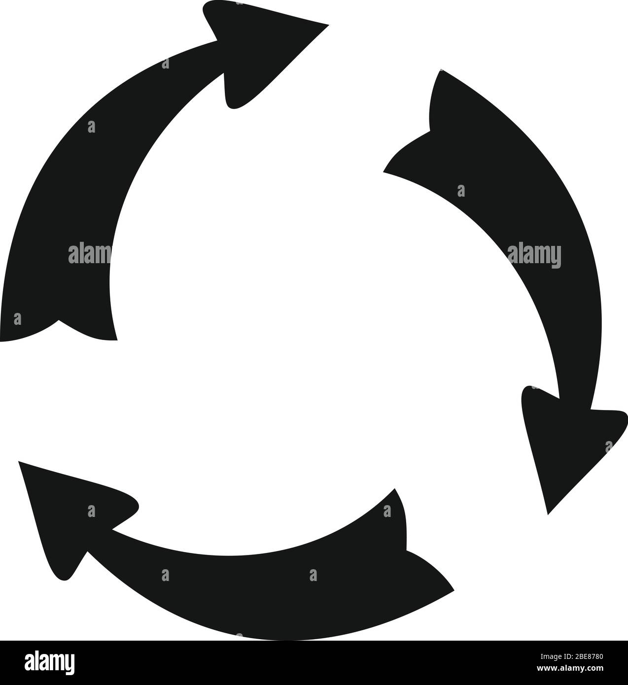 Recycling energy icon. Simple illustration of recycling energy vector ...