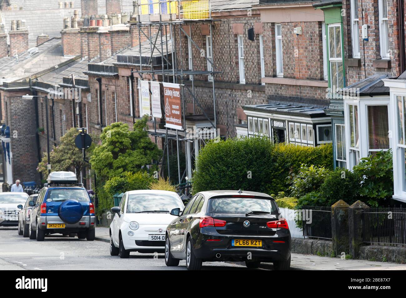 Church Road descends into Woolton Village, an affluent suburb of ...