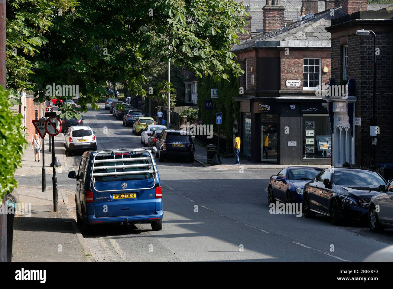 Church Road descends into Woolton Village, an affluent suburb of ...