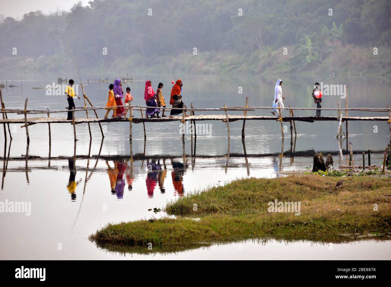 village scene at bardhaman west bengal india Stock Photo - Alamy