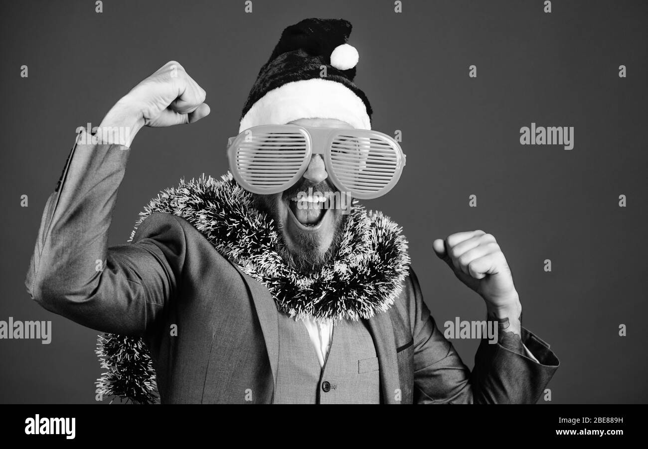 Love xmas man celebrate Black and White Stock Photos & Images - Alamy