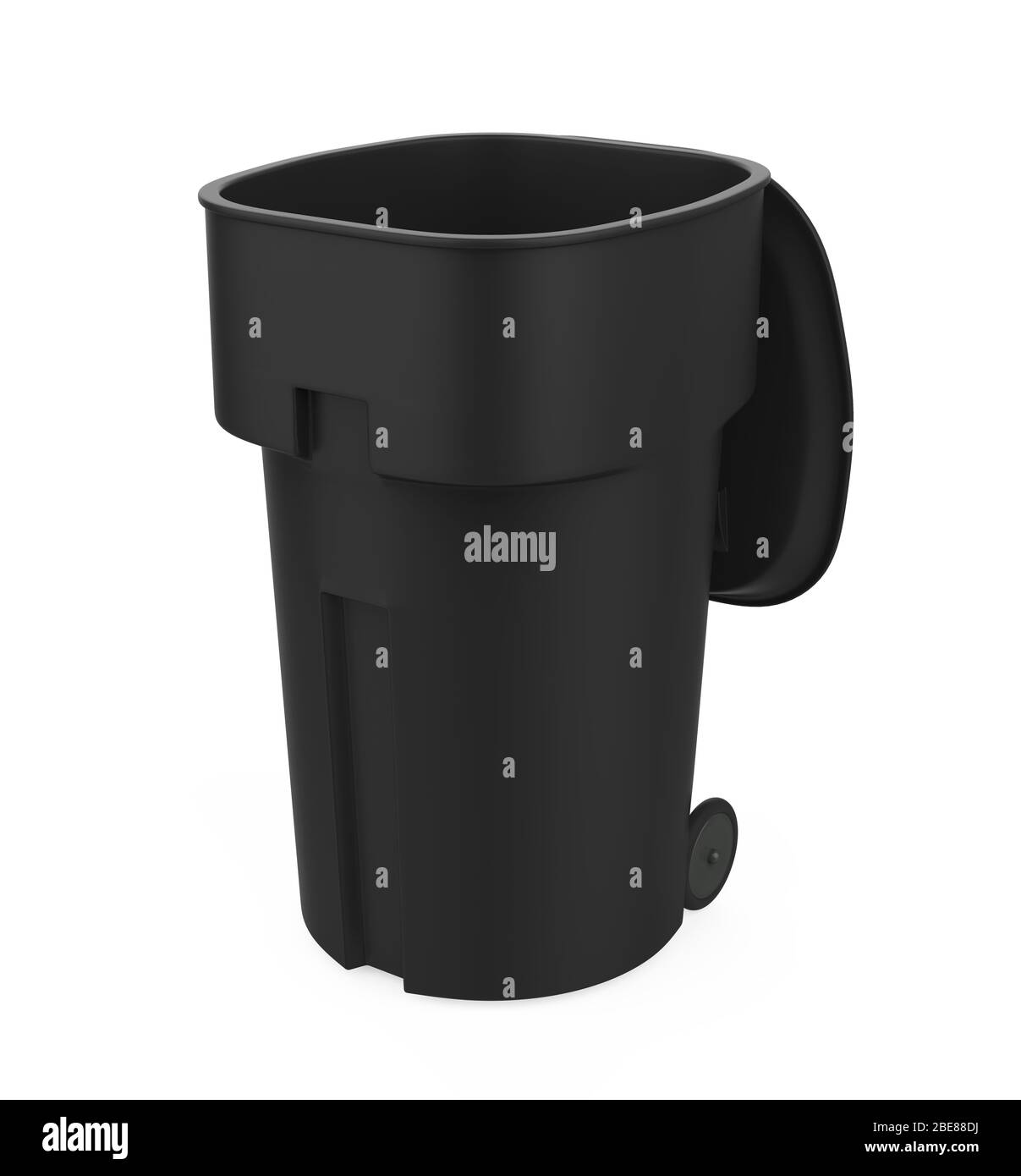 Trash Can Isolated Stock Photo - Alamy