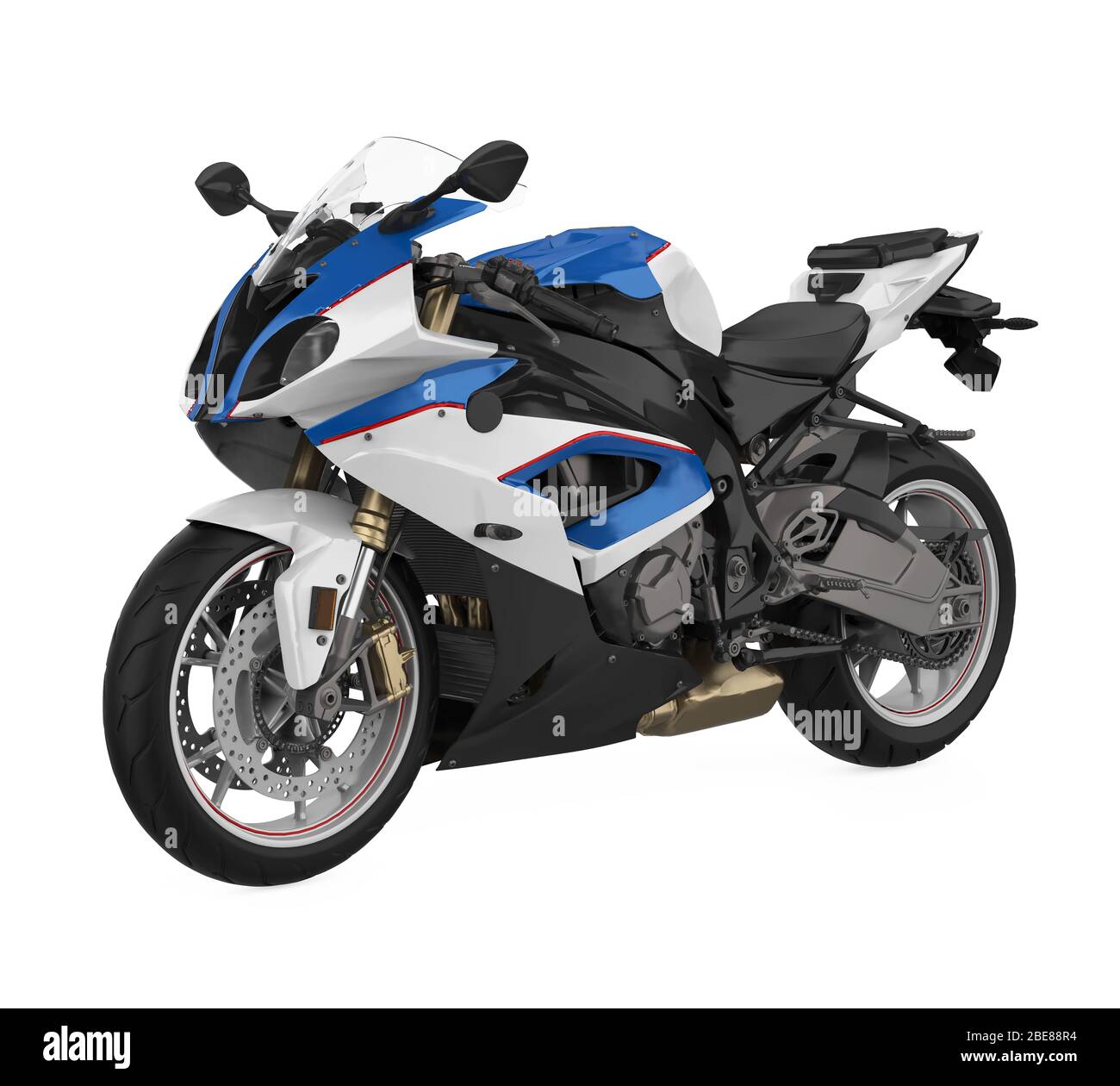 Sport Motorcycle Isolated Stock Photo - Alamy