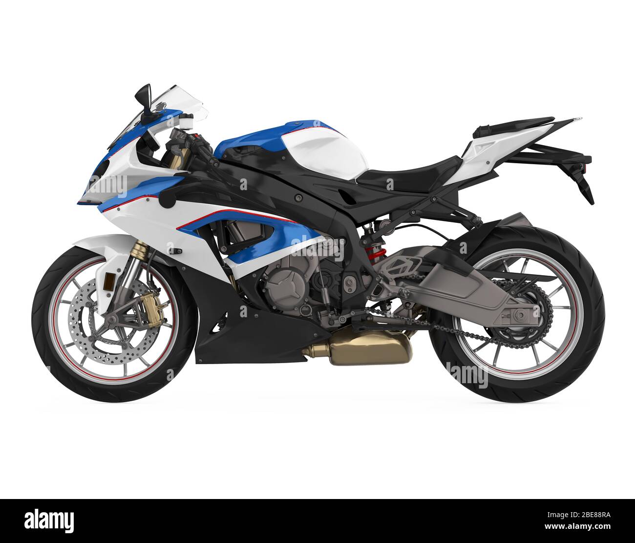 Sport Motorcycle Isolated Stock Photo - Alamy