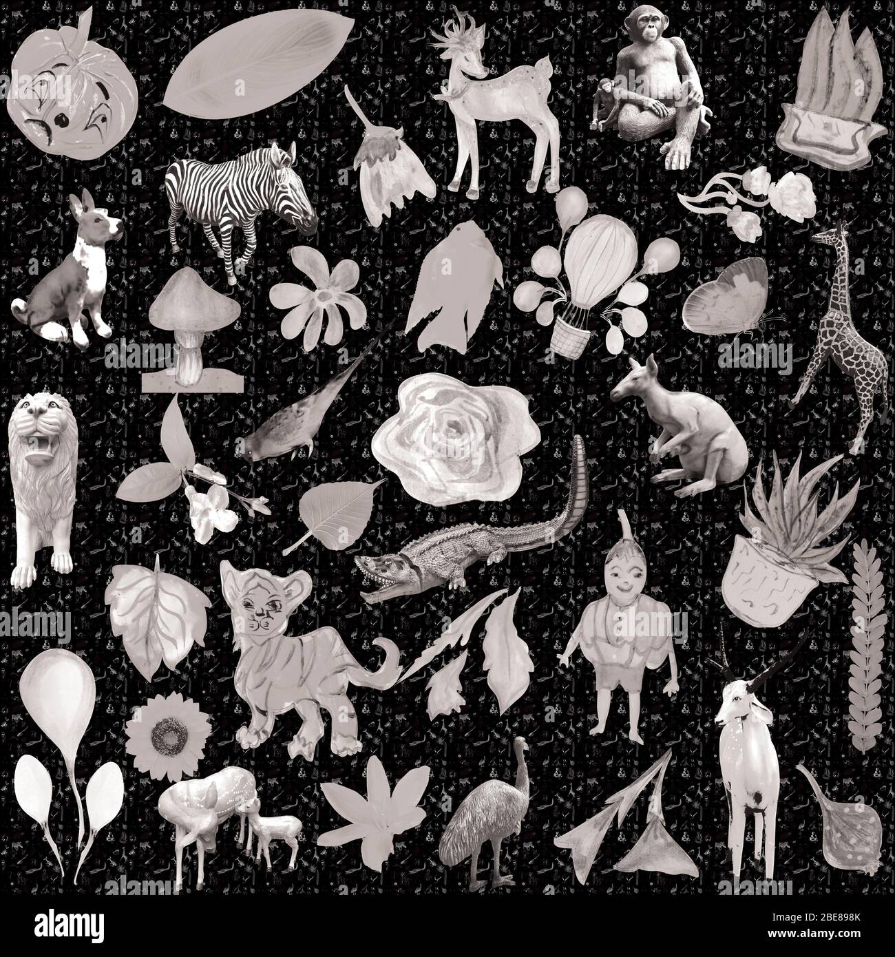 Colorful lion drawing hi-res stock photography and images - Alamy