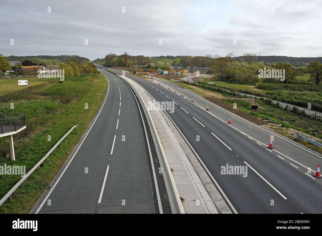 Empty lock down beach hi-res stock photography and images - Alamy