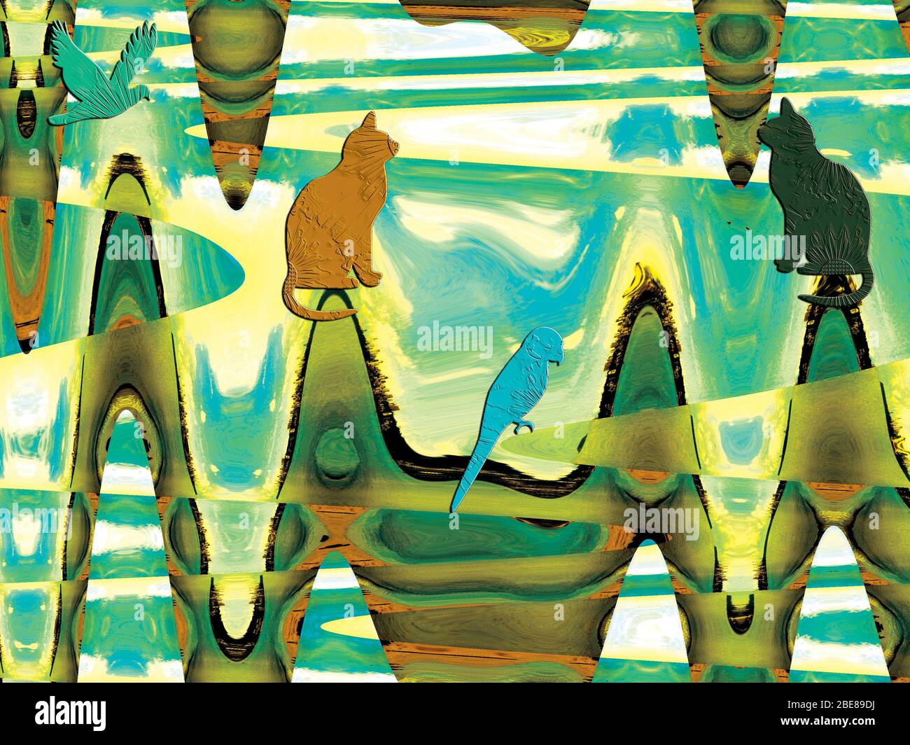 Cartoon graphics backgrounds hi-res stock photography and images - Alamy