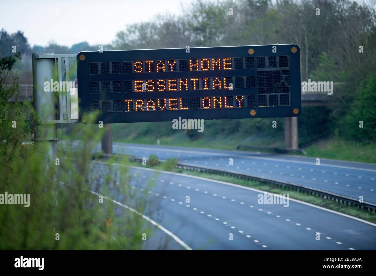 Motorway matrix sign hi-res stock photography and images - Alamy
