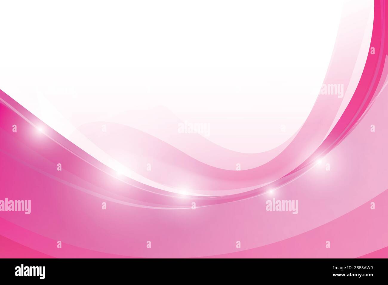 Abstract background pink curve and wave element vector illustration ...