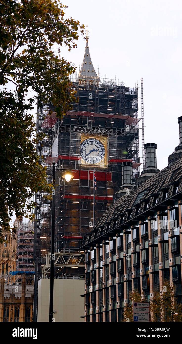 ‘Big Ben” undergoing a facelift, November 2019 Stock Photo - Alamy