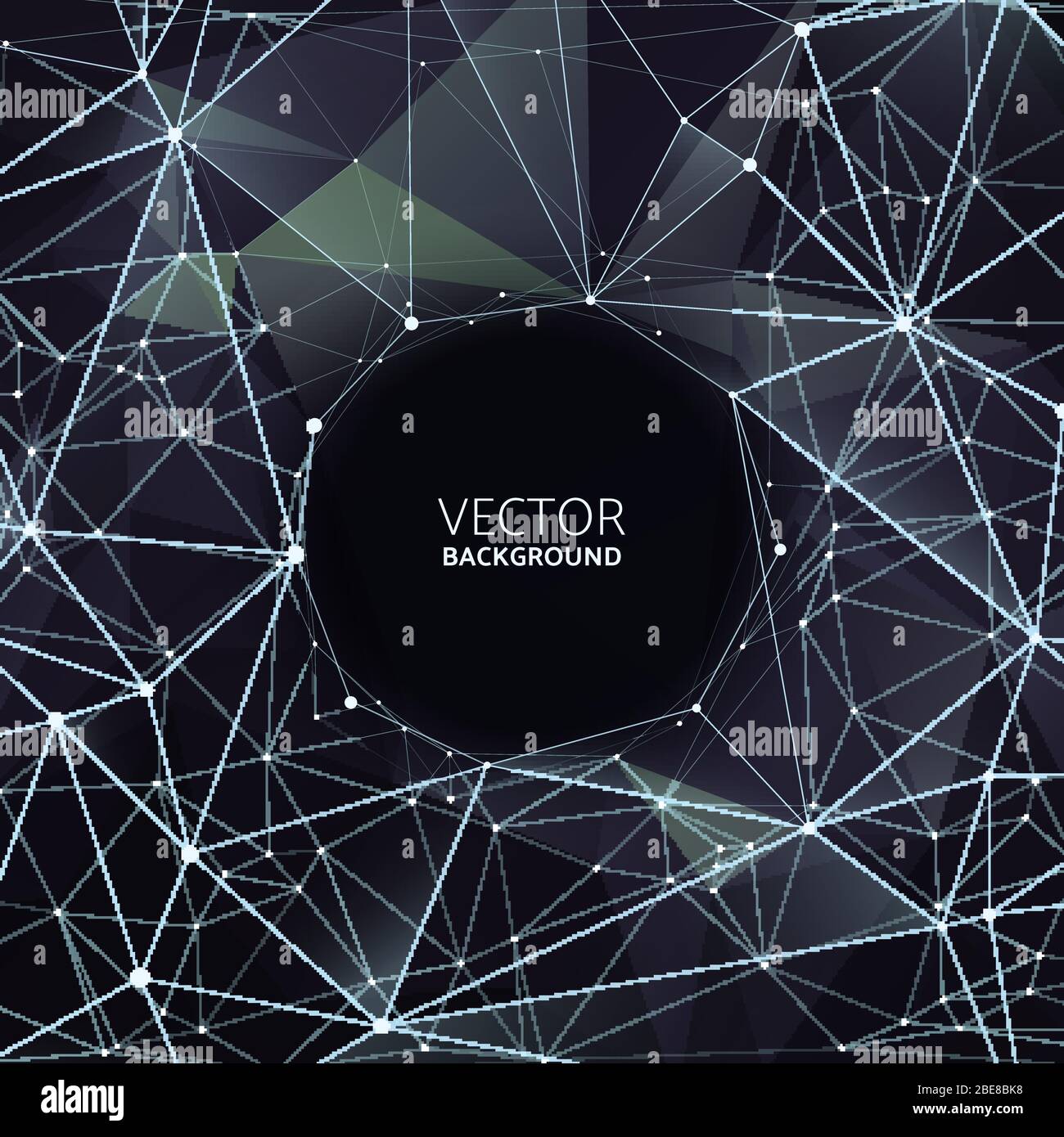 Cluster abstract texture. Computer network wireframe technology and big ...