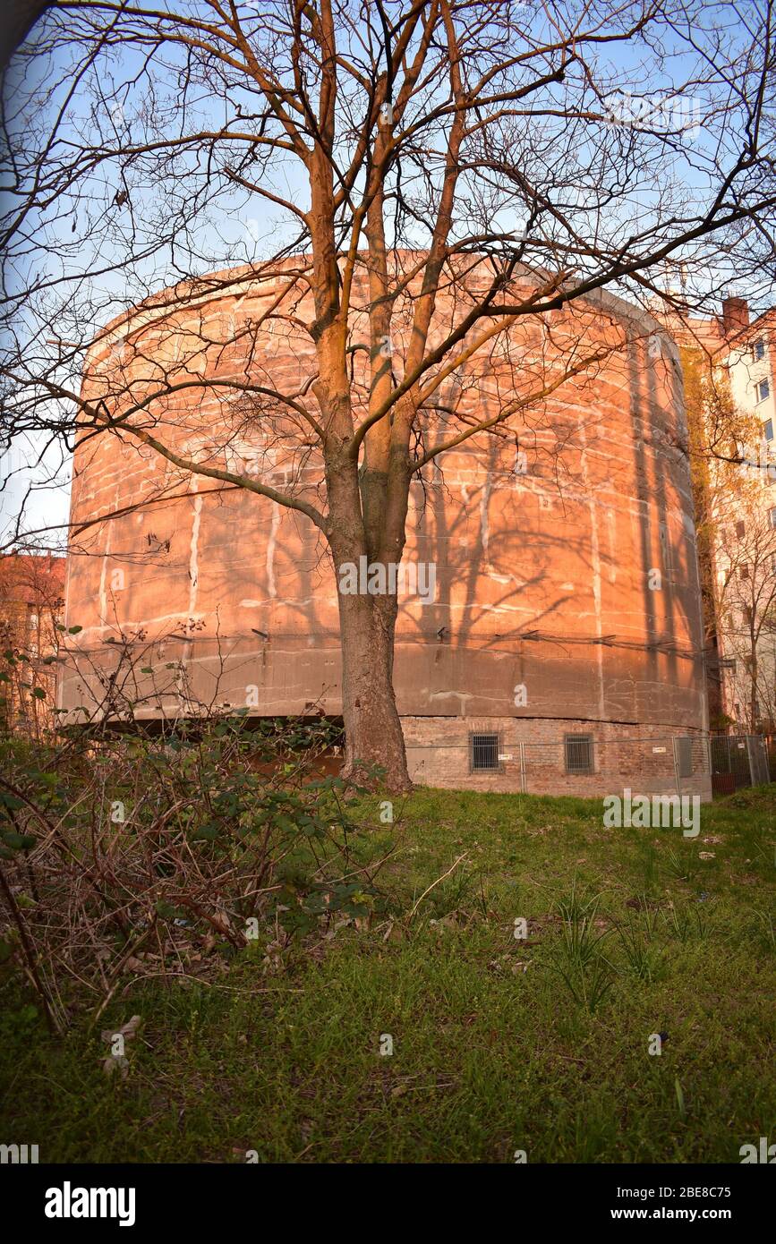 Heavy load bearing body Schwerbelastungskorper Nazi concrete building ...
