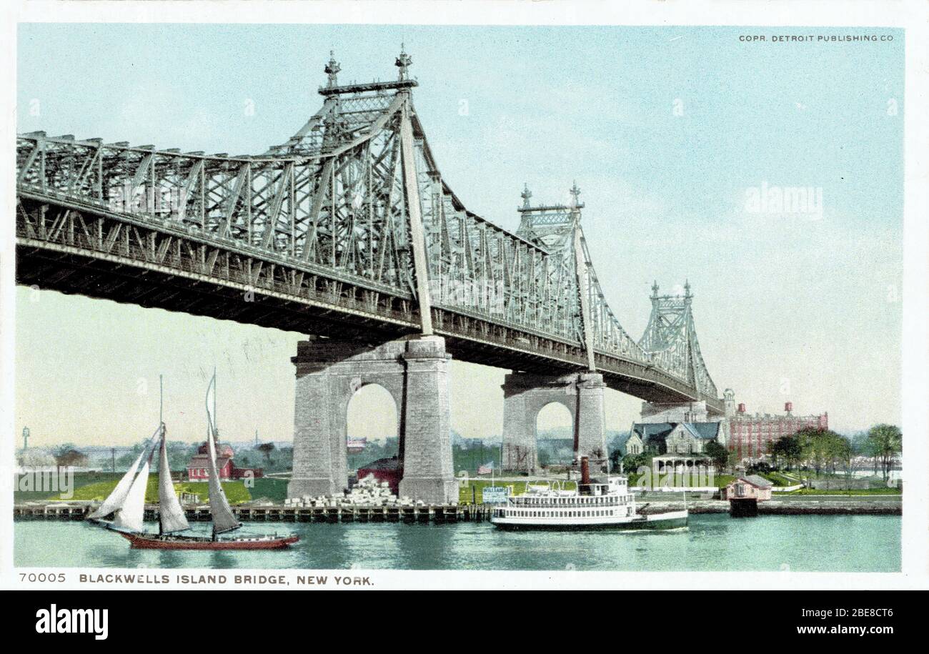 Blackwells island new york hi-res stock photography and images - Alamy