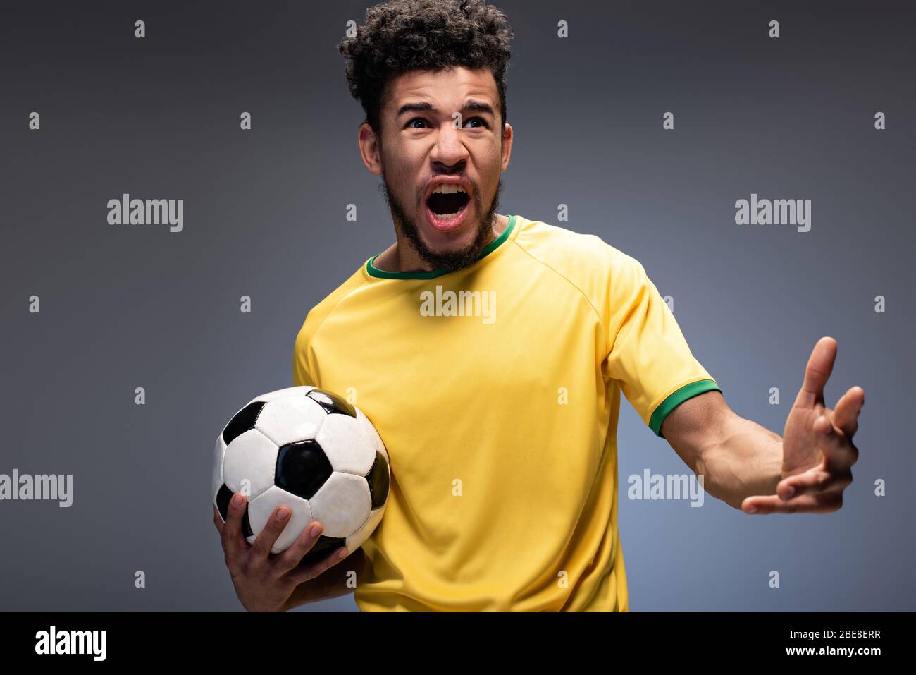 Angry football fan hi-res stock photography and images - Alamy