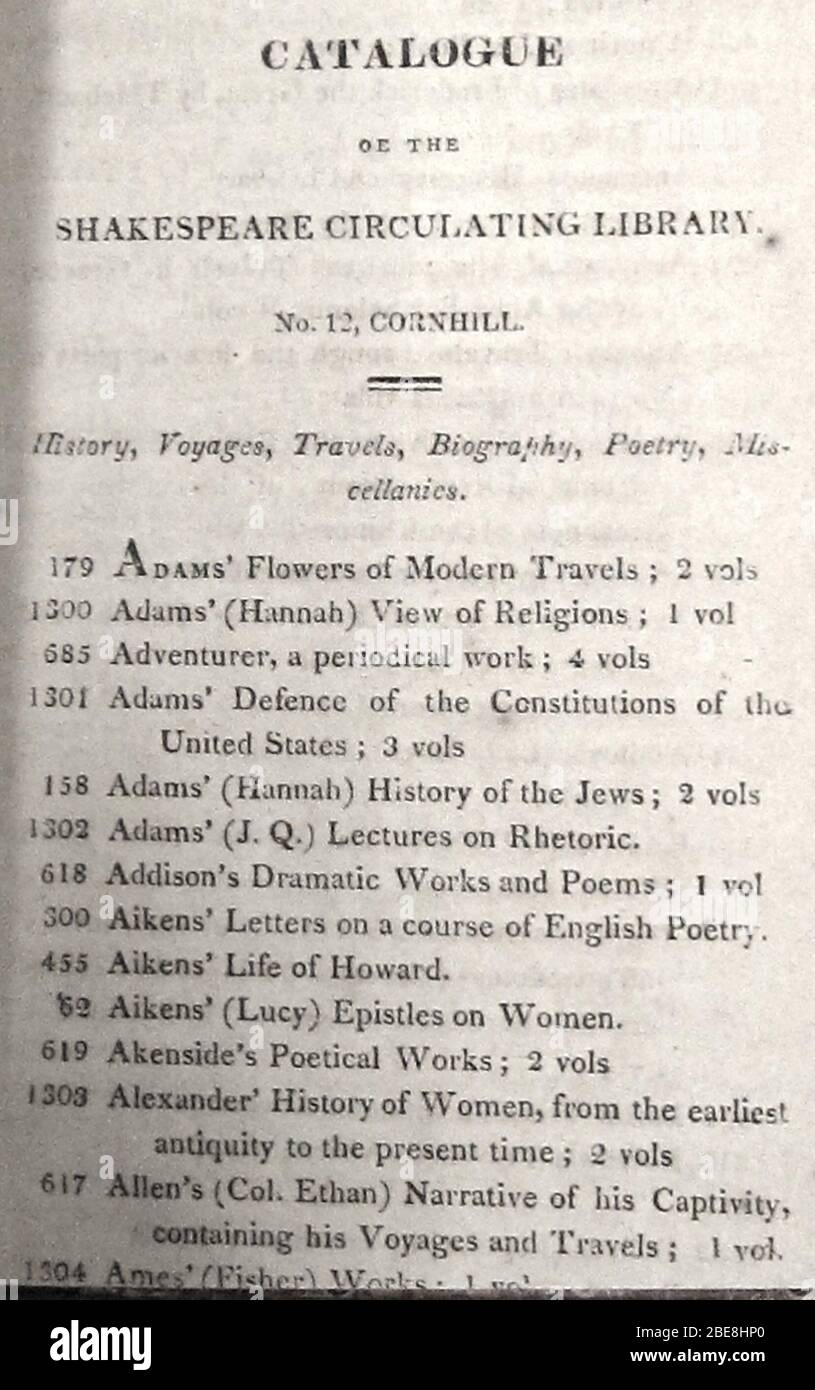 Circulating library hi-res stock photography and images - Alamy