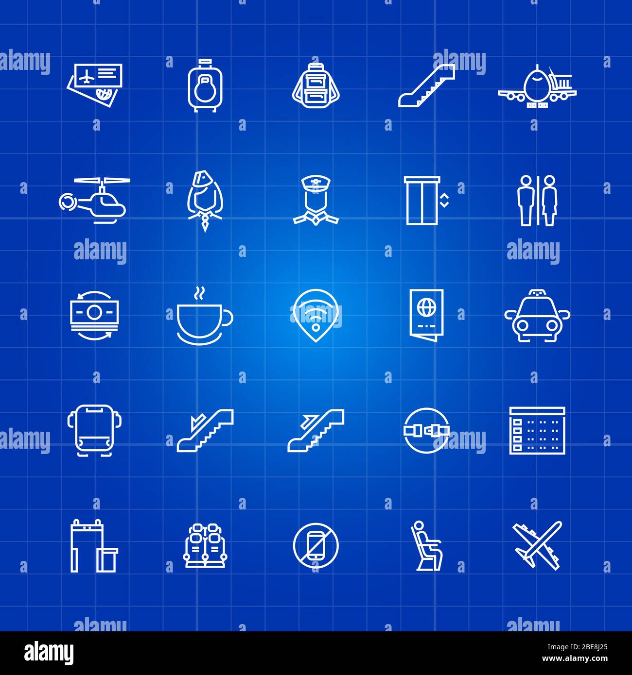 Airport sign illustration hi-res stock photography and images - Alamy