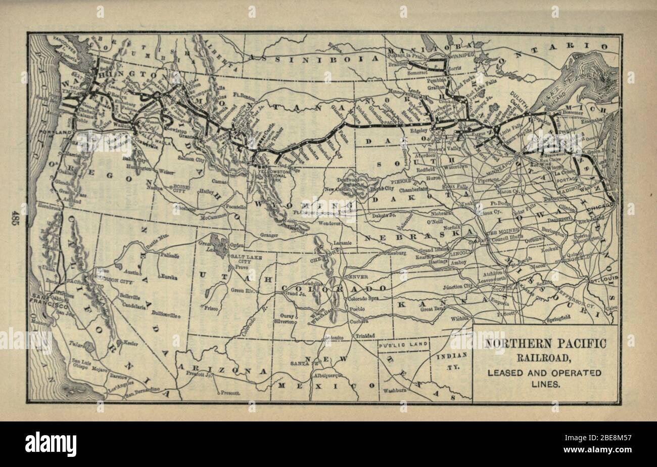 Northern pacific railroad hi-res stock photography and images - Alamy