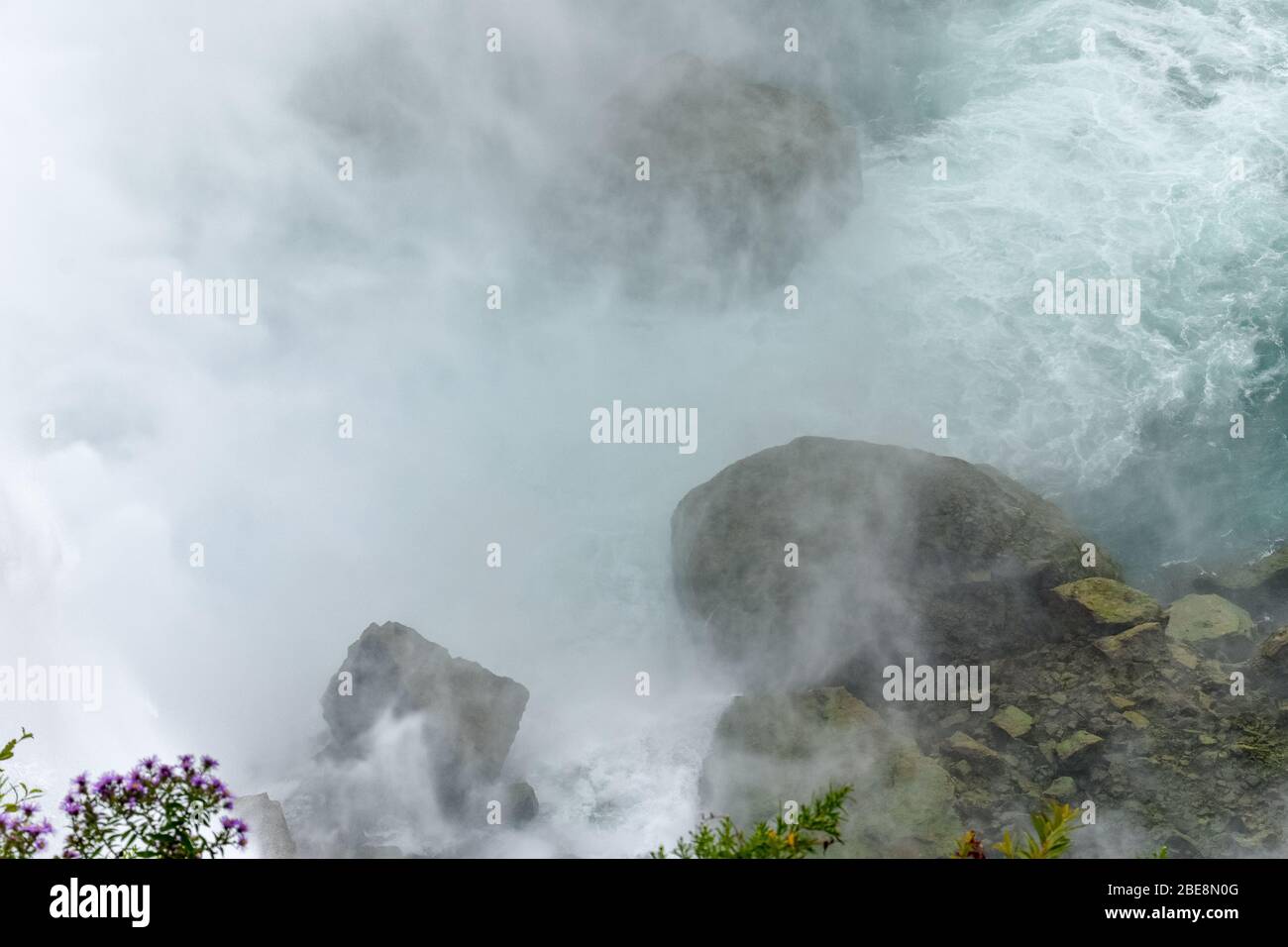 Close-up of the US waterfall side. Concept of nature. Niagara Falls ...