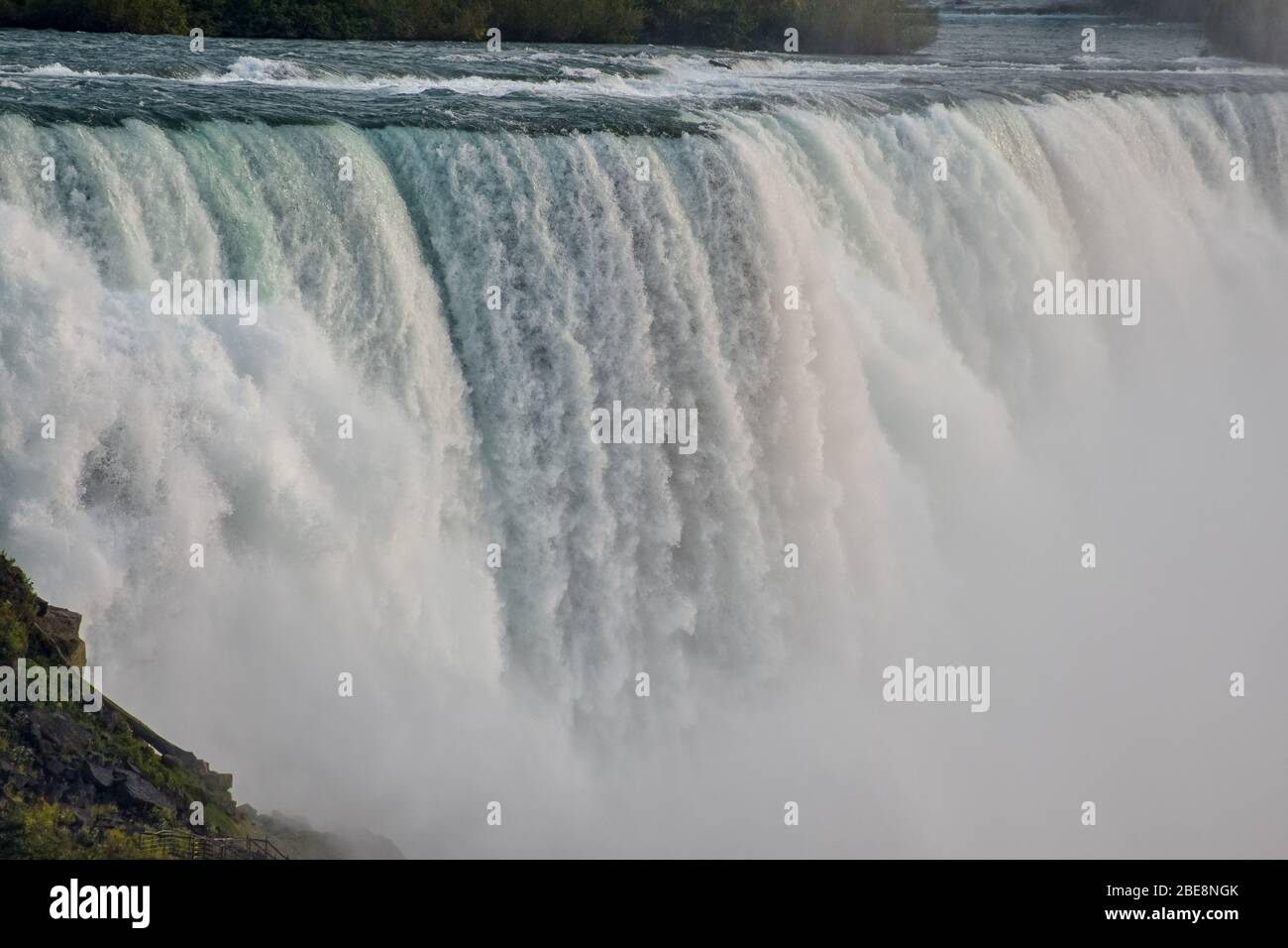 Close-up of the US waterfall side. Concept of nature. Niagara Falls ...
