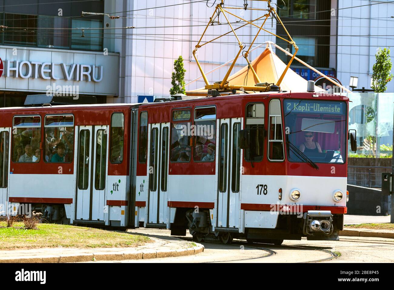 Tallinn tram passenger hi-res stock photography and images - Alamy