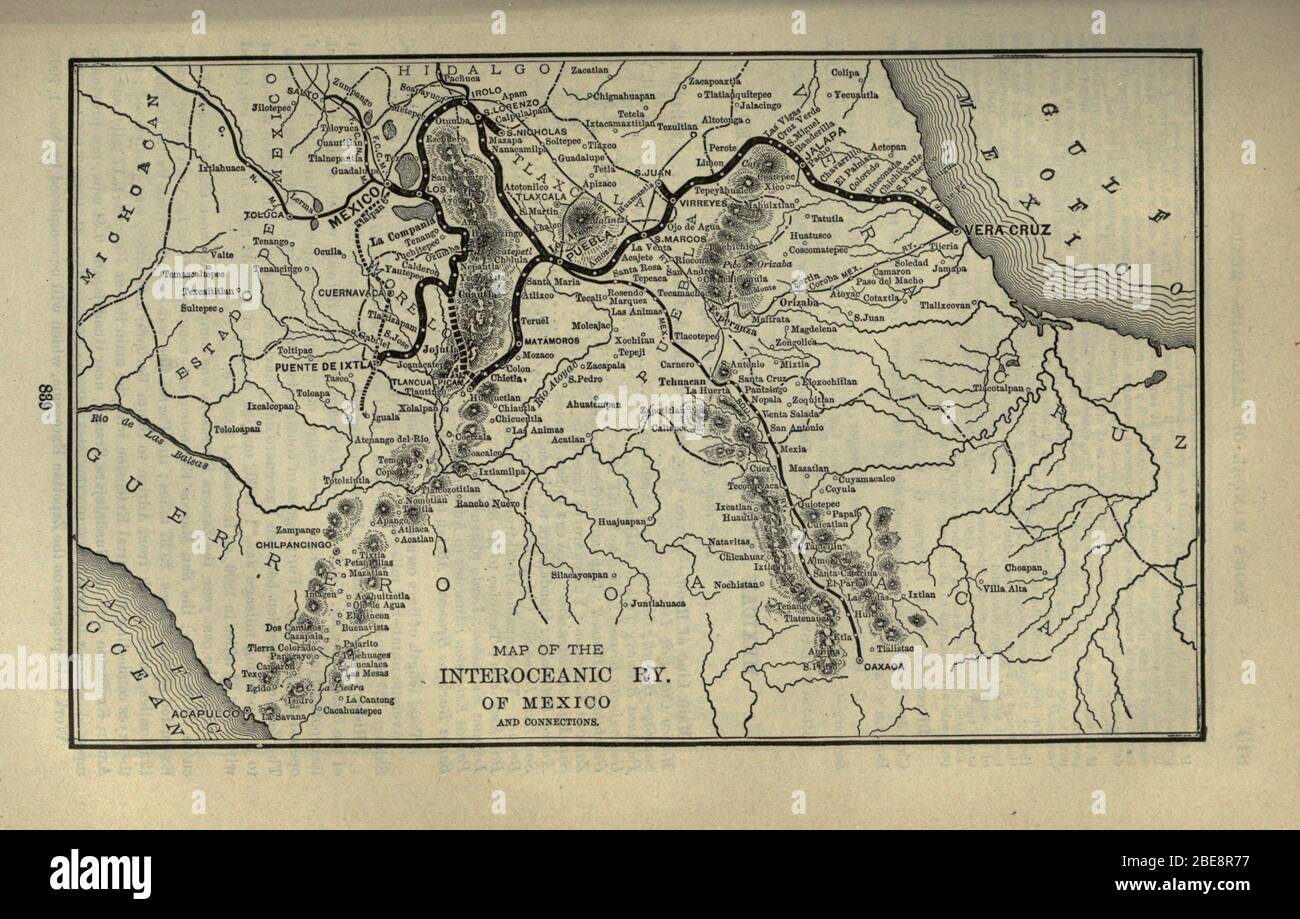 Interoceanic map hi-res stock photography and images - Alamy