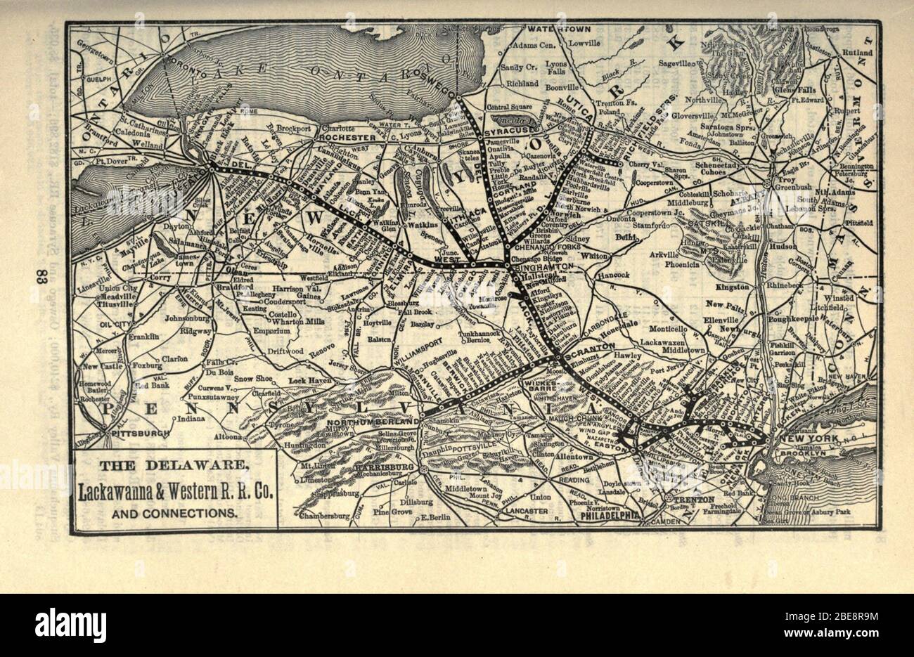 Lackawanna and western railroad hi-res stock photography and images - Alamy