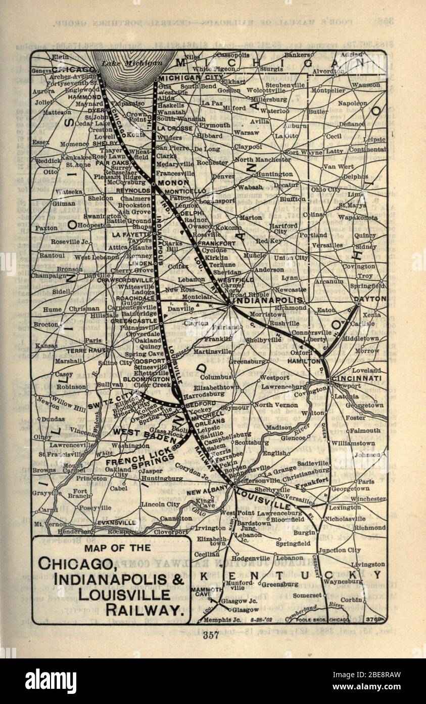 Indianapolis and louisville railway hi-res stock photography and images ...