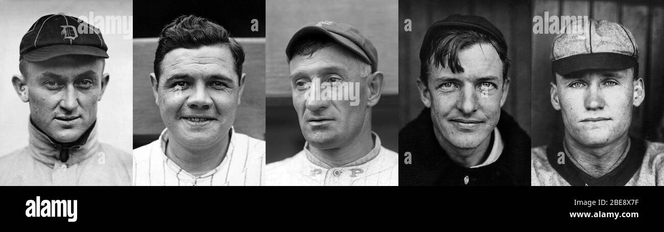 Ty cobb and babe ruth hi-res stock photography and images - Alamy