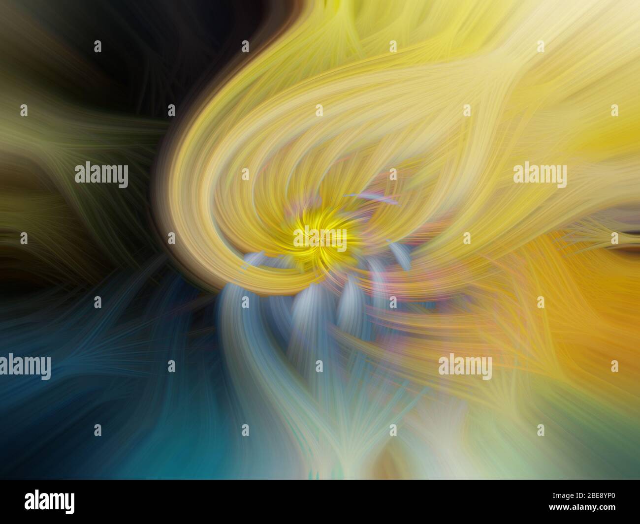 Colorful Abstract Curling Twirl Shapes Pattern for Illustration ...