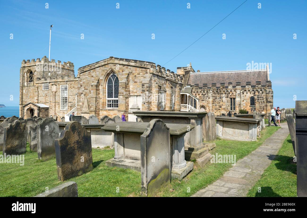 Marys churchyard whitby hi-res stock photography and images - Alamy