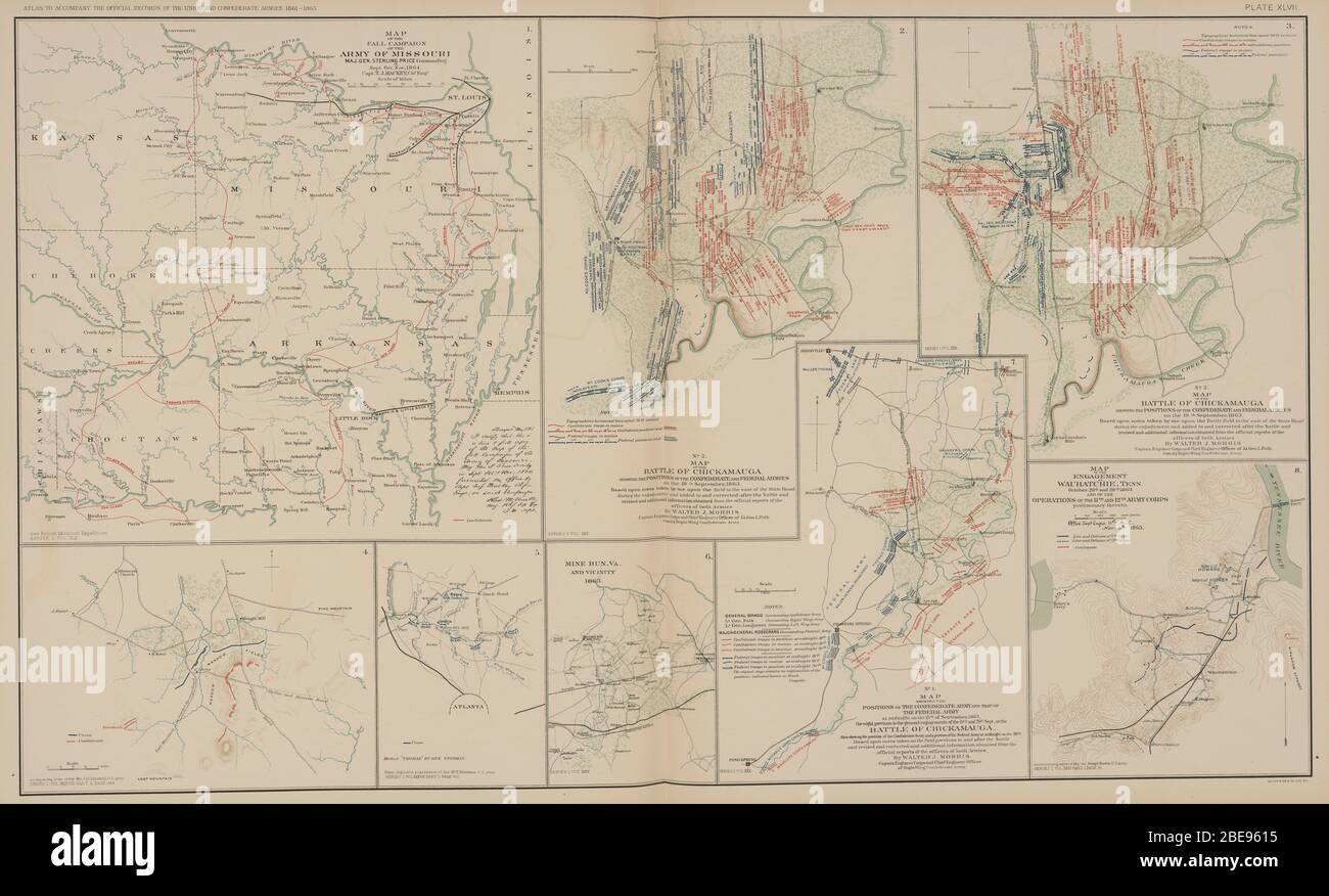 Chickamauga 1863 hi-res stock photography and images - Alamy