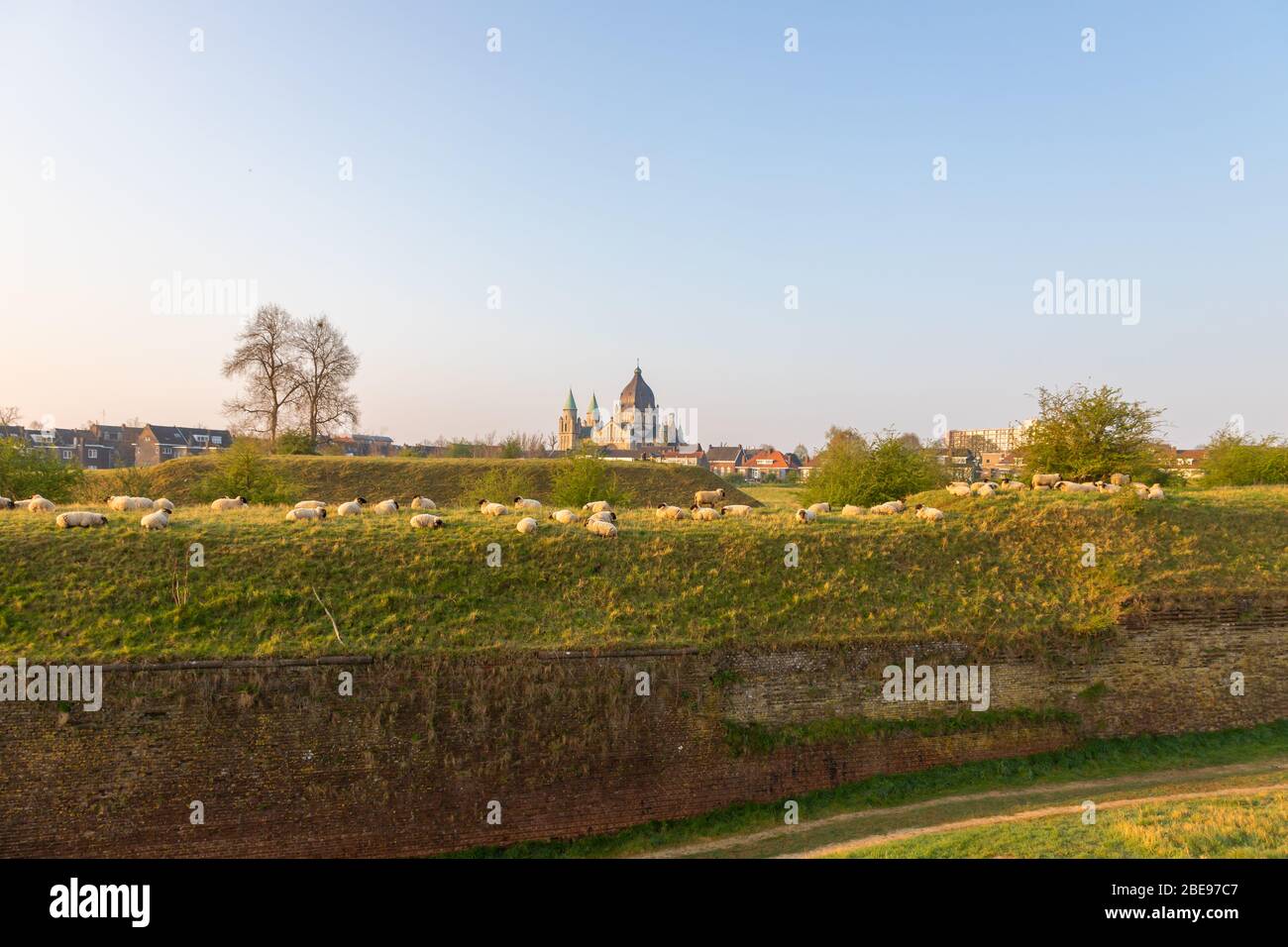 Hoge Fronten park in Maastricht is an 18th century fortification area ...