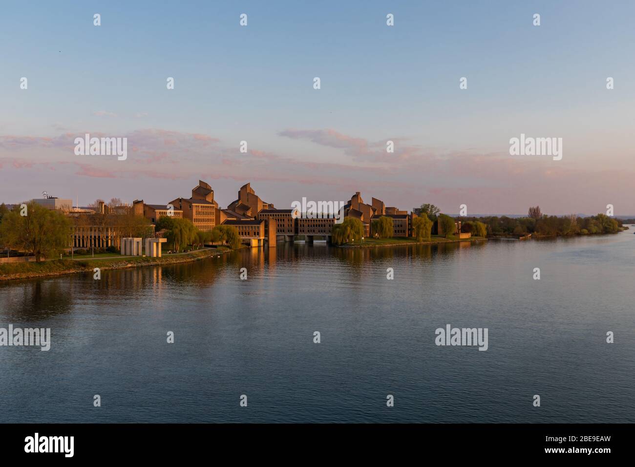 Gouvernement building in Maastricht, the place where the EU and Euro ...