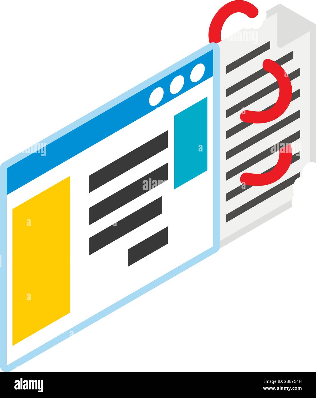 Worm attack icon isometric hi-res stock photography and images - Alamy