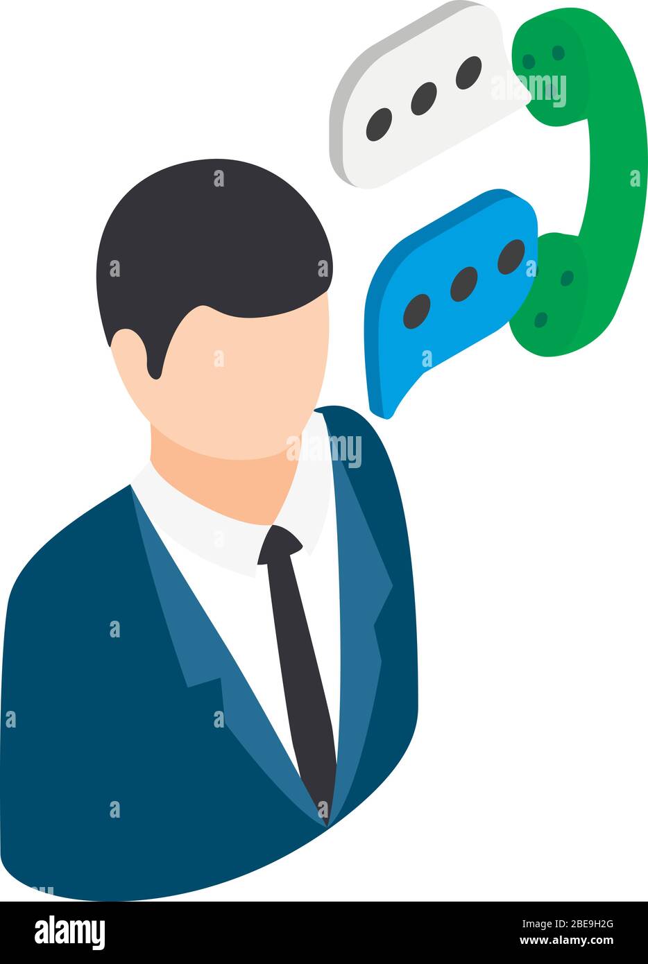 Customer service icon, isometric style Stock Vector Image & Art - Alamy