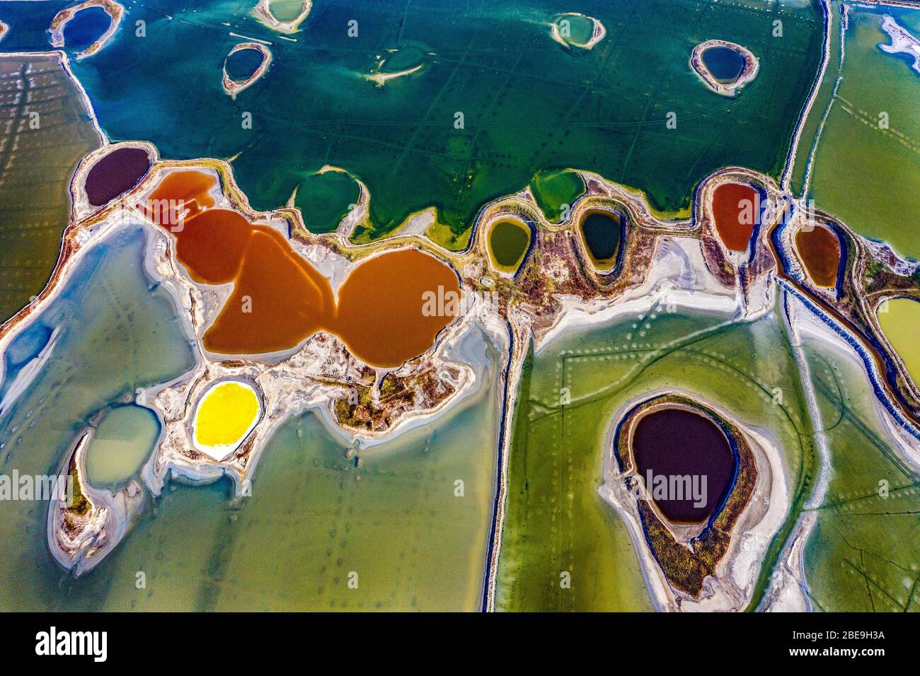 Yuncheng. 12th Apr, 2020. Aerial photo taken on April 12, 2020 shows ...