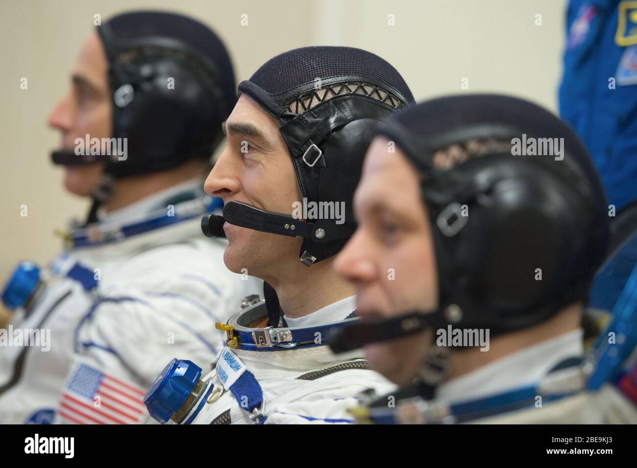 BAIKONUR, KAZAKHSTAN - 09 April 2020 - Expedition 63 crewmembers Chris ...