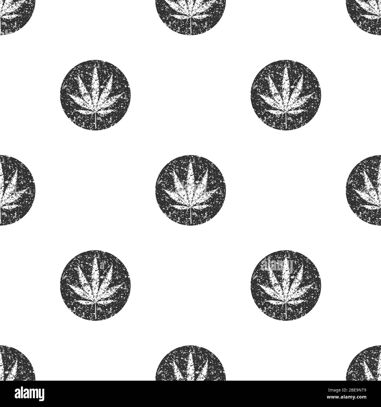 Cannabis silhouette Black and White Stock Photos & Images - Alamy