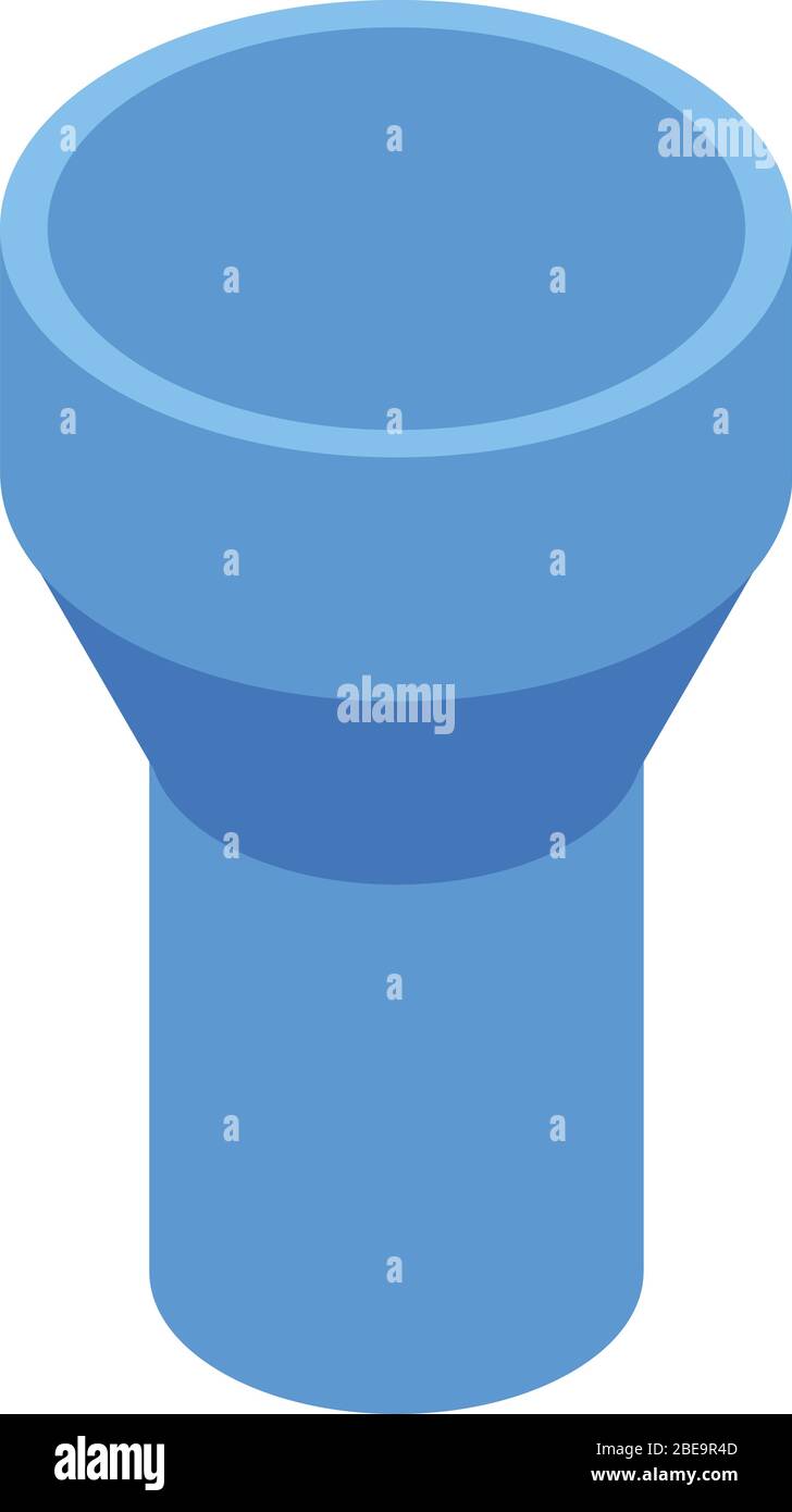 Blue gutter icon, isometric style Stock Vector Image & Art - Alamy