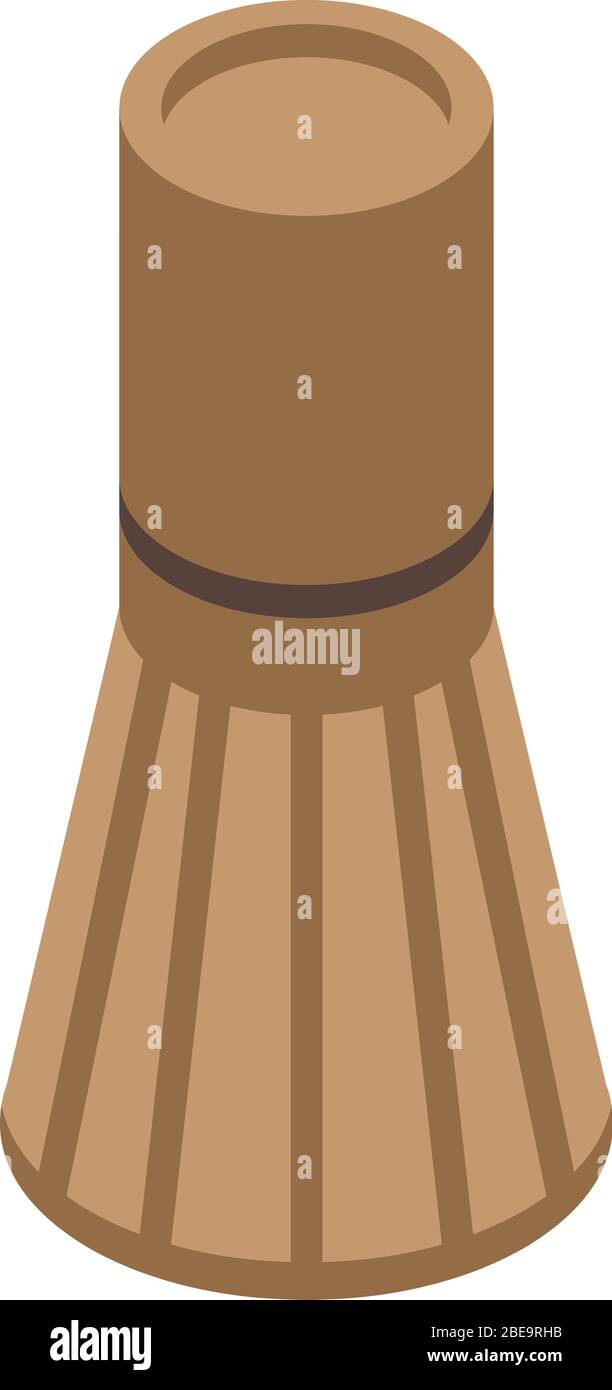 Tea ceremony bamboo tool icon, isometric style Stock Vector Image & Art ...