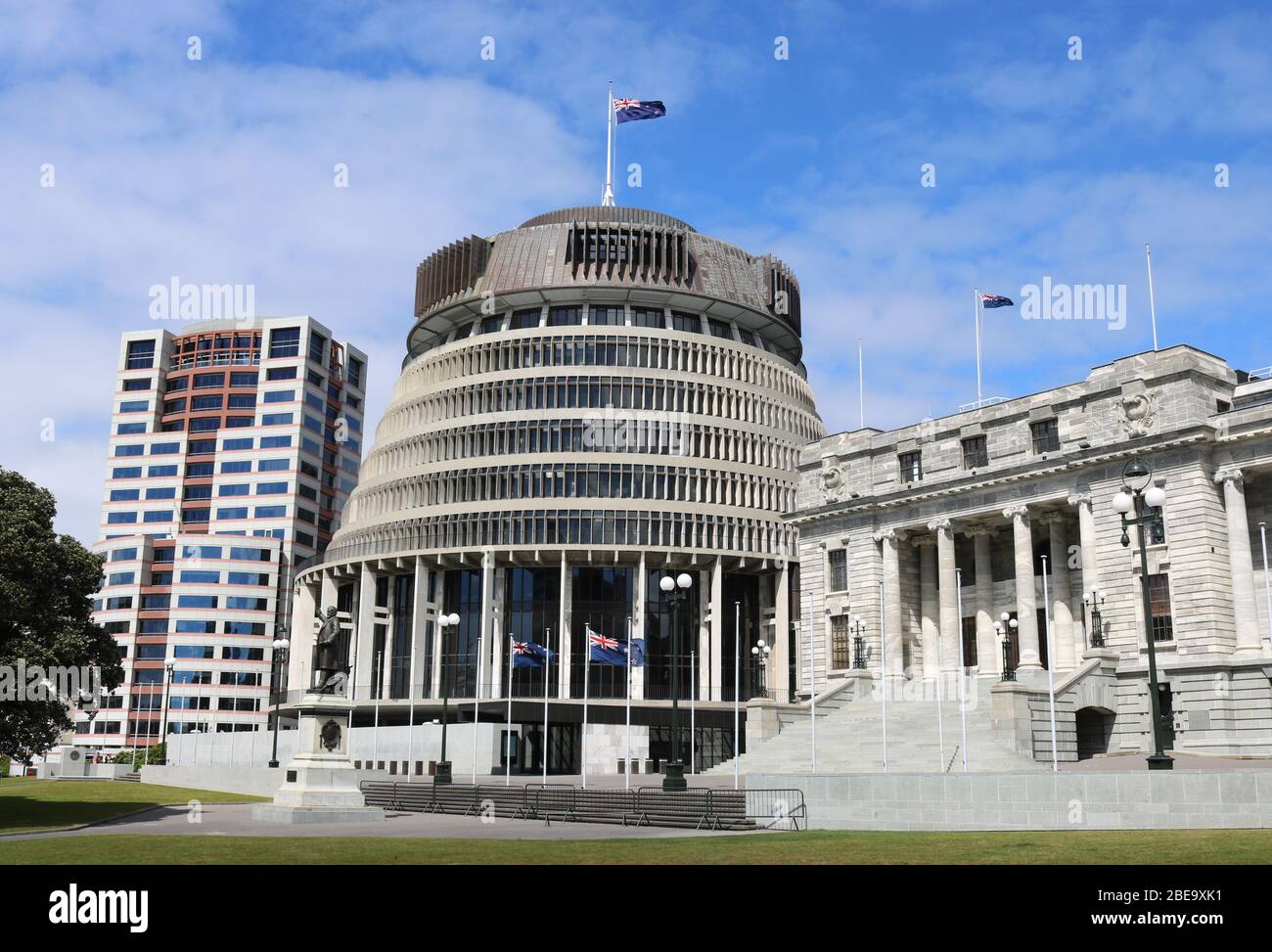 View Bowen House, the Beehive building (or Executive Wing) and ...
