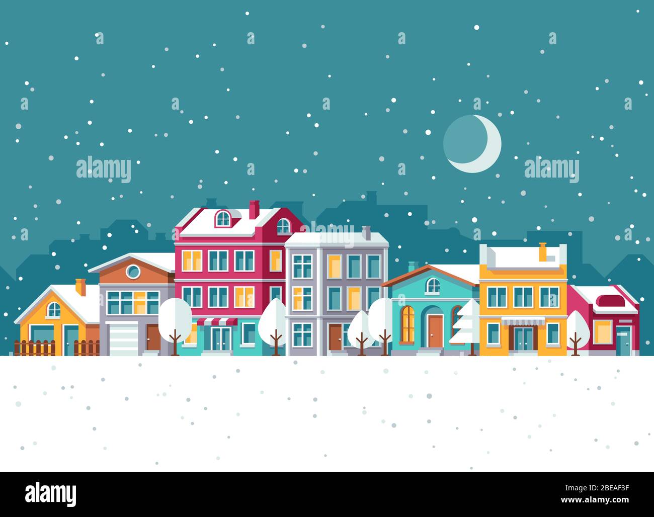 Christmas house Stock Vector Images - Alamy