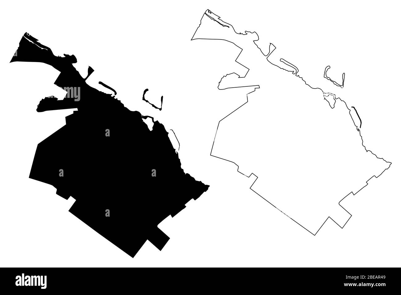 Cherkasy City (Ukraine) map vector illustration, scribble sketch City ...