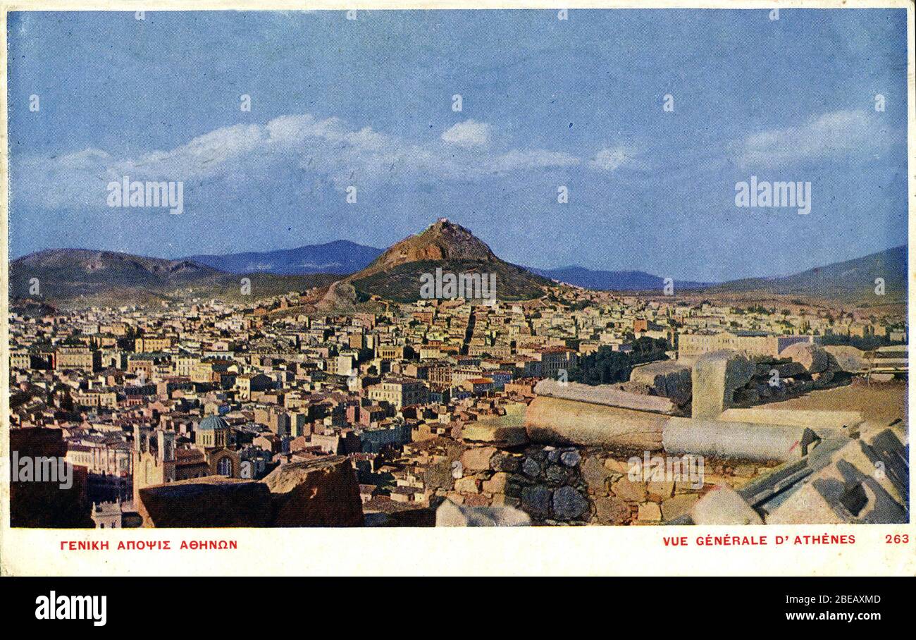 General view of athens hi-res stock photography and images - Alamy