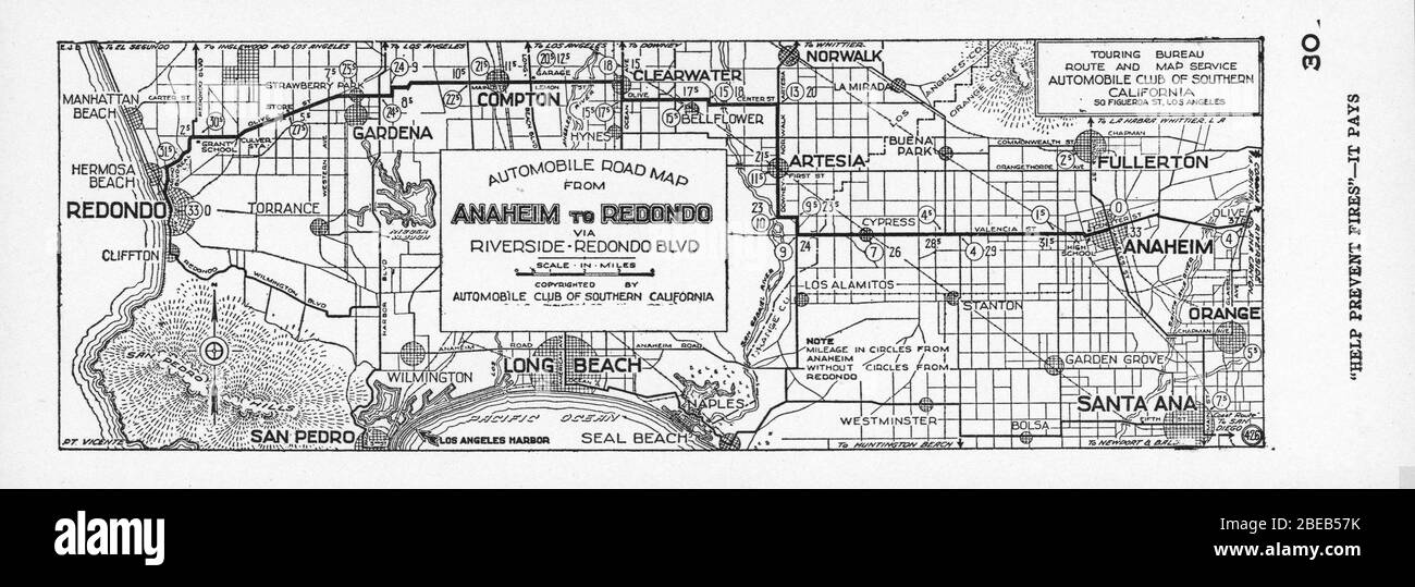 Map of hermosa hi-res stock photography and images - Alamy