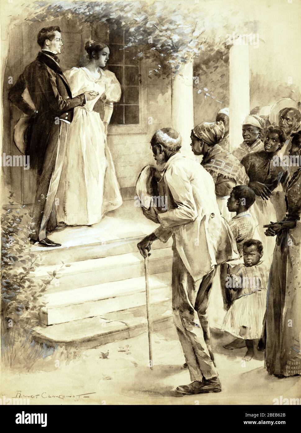 Plantation owner and slaves hi-res stock photography and images - Alamy