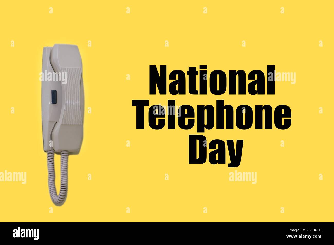 National telephone day hi-res stock photography and images - Alamy