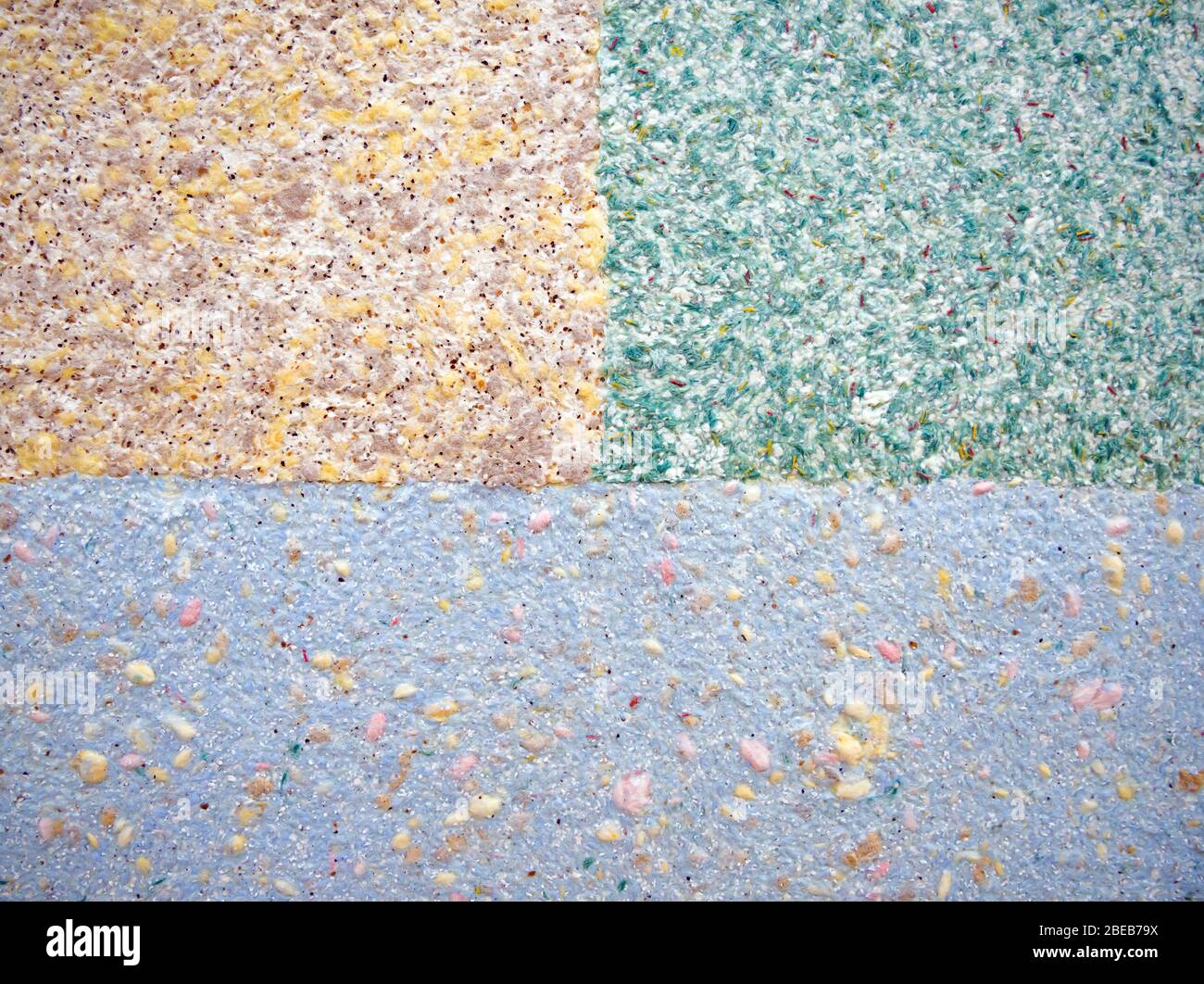 A sample wall decoration with liquid wallpaper Stock Photo - Alamy